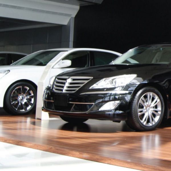 Car Exhibition Floors & Car Display Stand Flooring