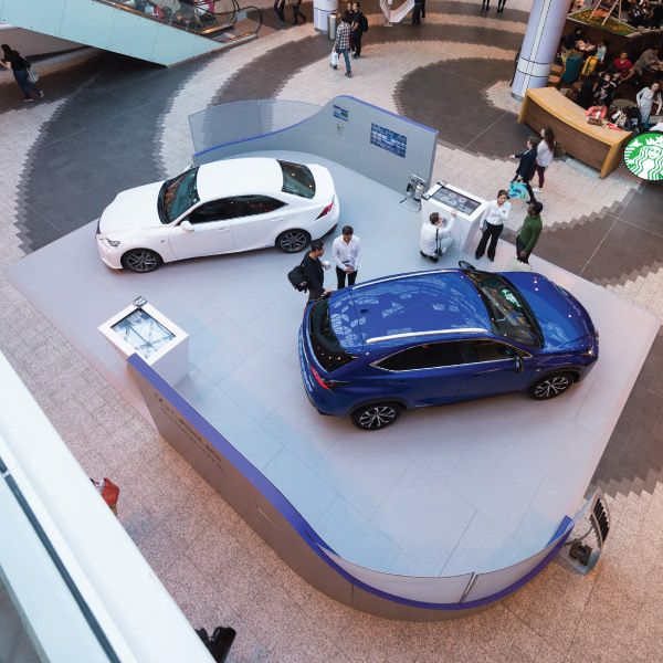 Car Exhibition Floors & Car Display Stand Flooring