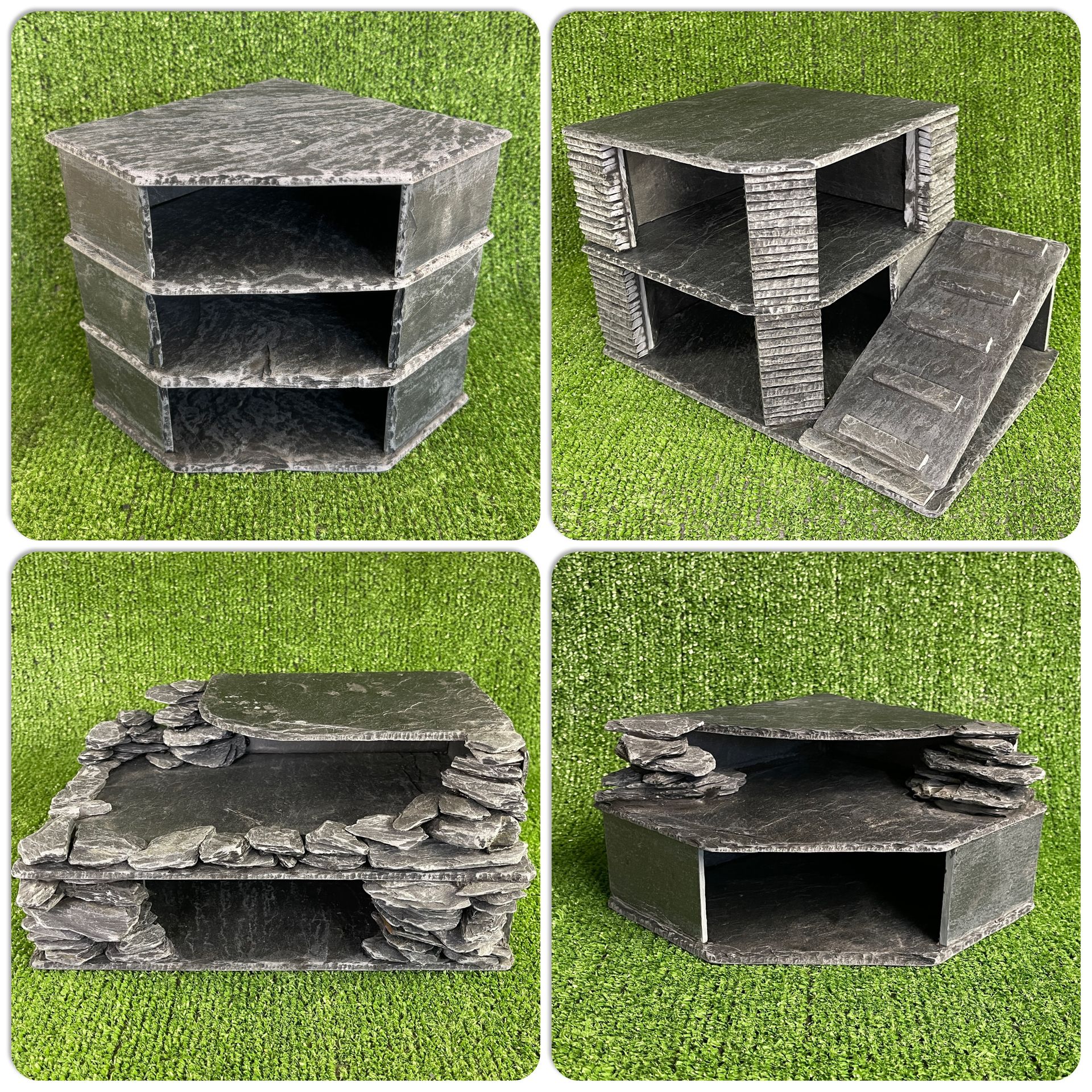 Reptile, Aquatic, Vivarium Slate Caves & Hides