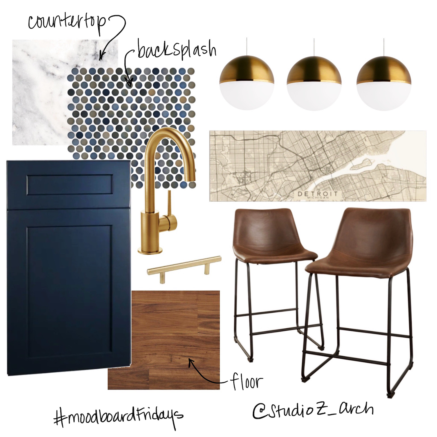 Mood boards for home design | Studio Z Architecture