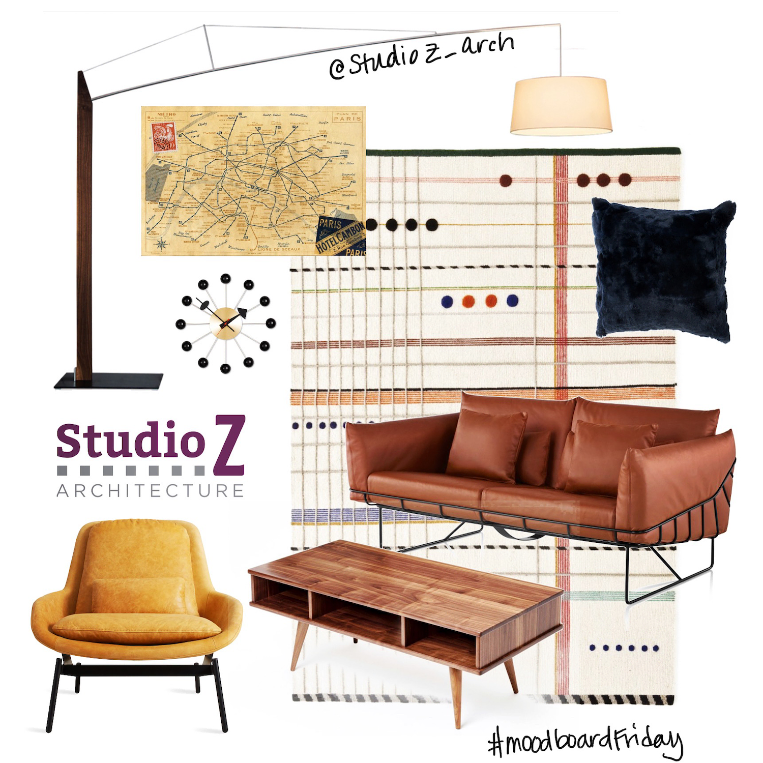 Mood boards for home design | Studio Z Architecture