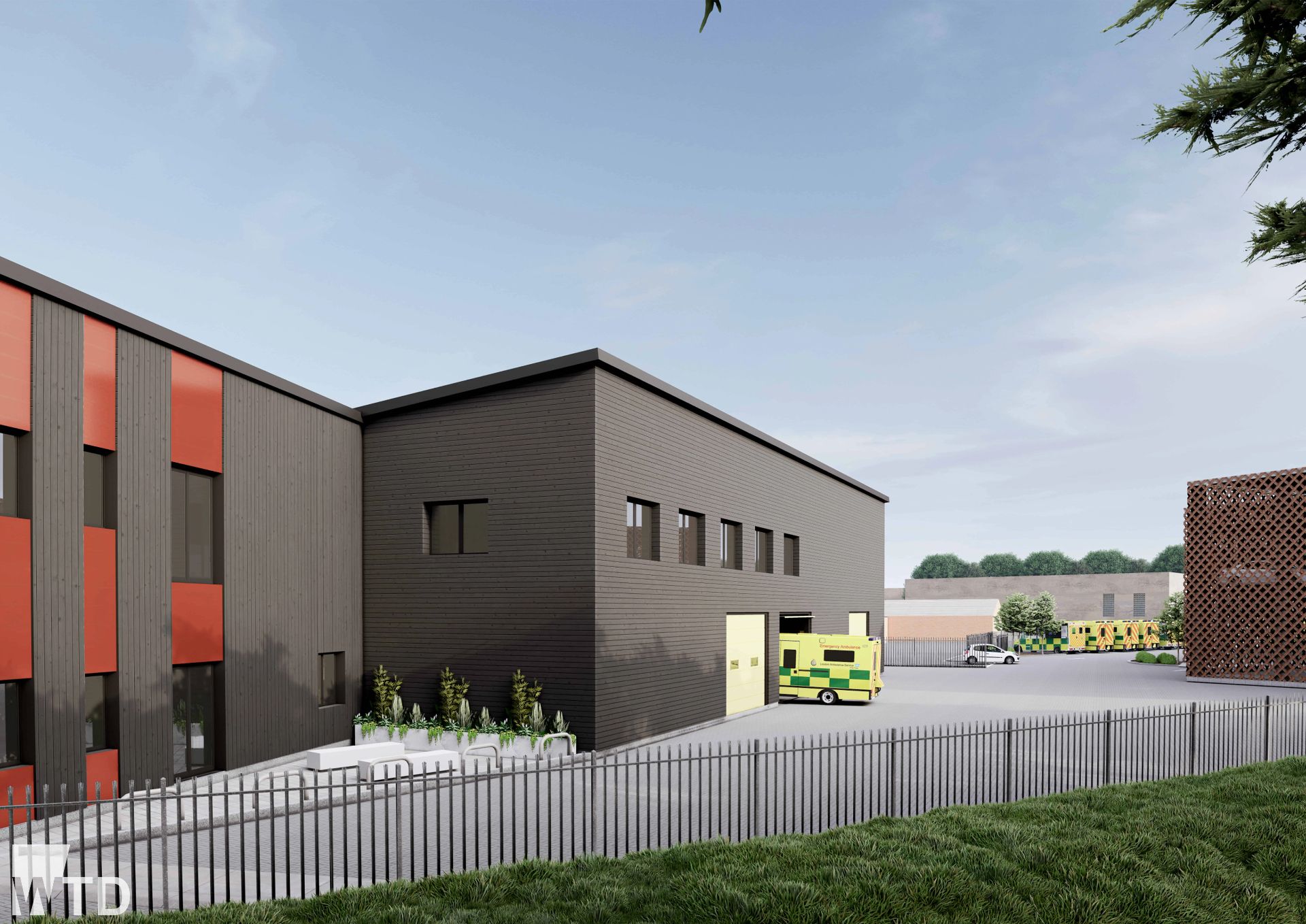 WTDesign Ltd Project - Ipswich Ambulance Station