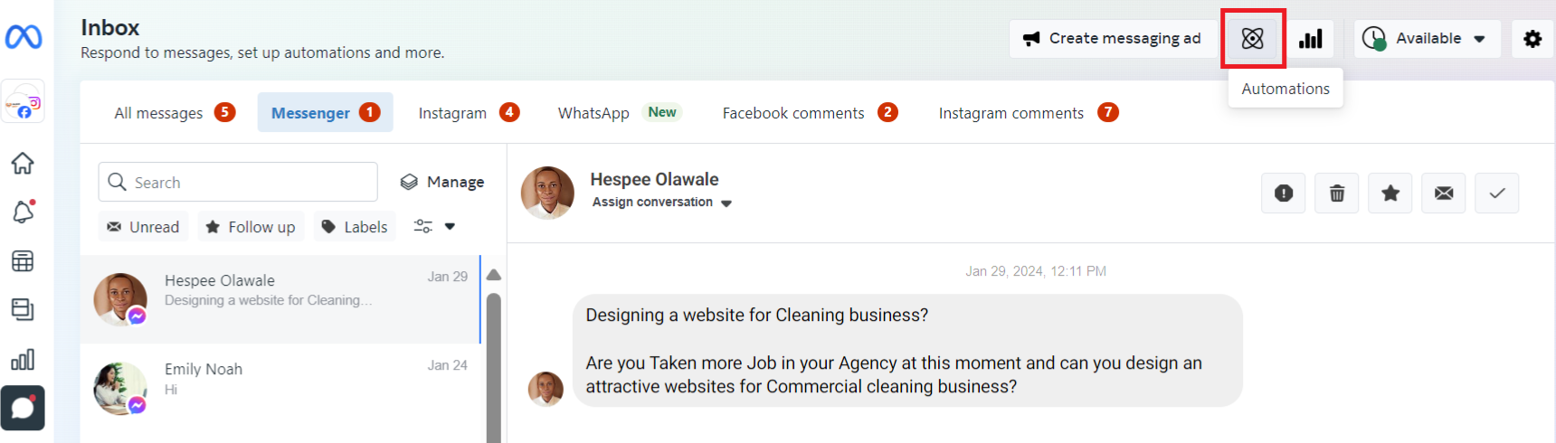 How To Set Up Auto-Reply on Facebook and Instagram