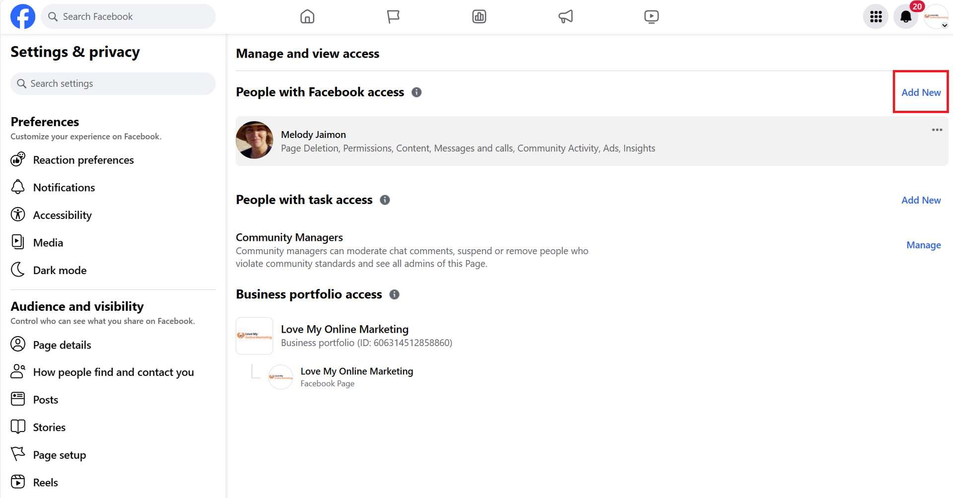 How to Give Someone Else Access to Your Facebook Page