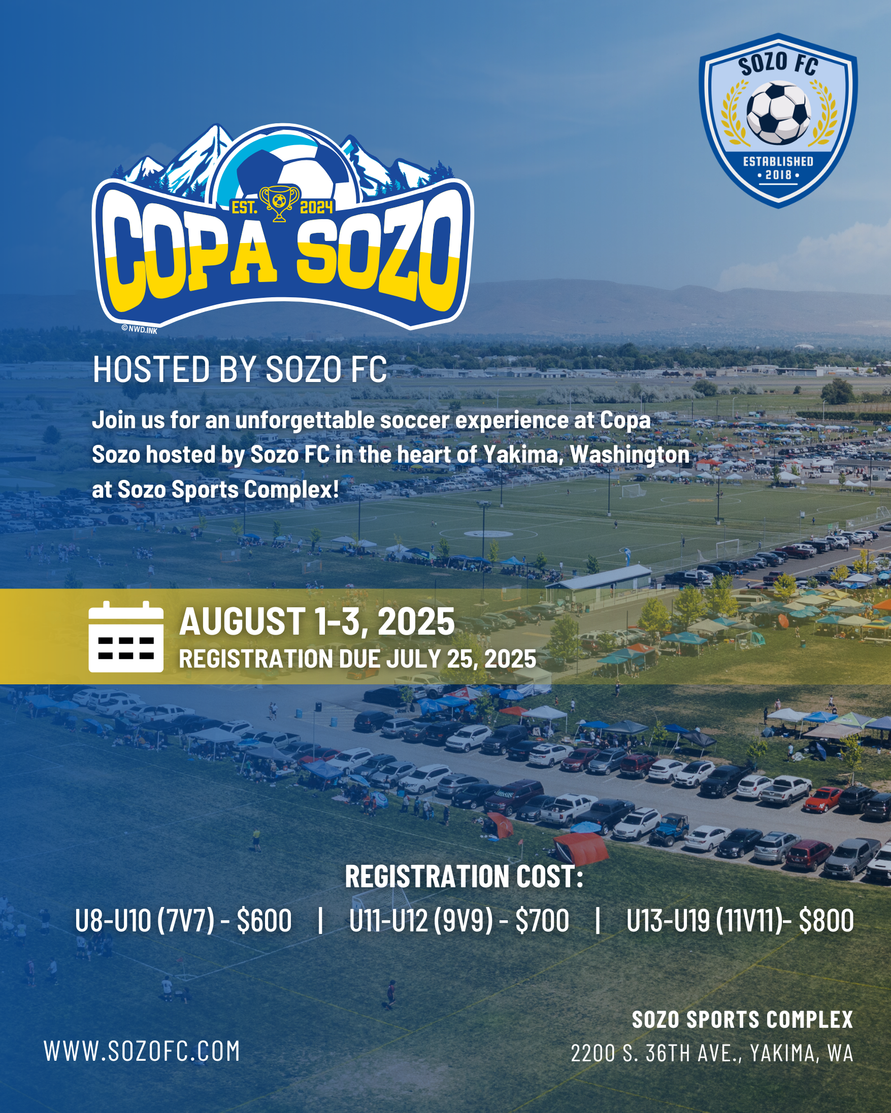 Annual Events at Sozo Sports Complex