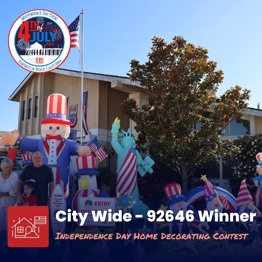 Independence Day Event, Huntington Beach. 4th of July Home Decorating ...
