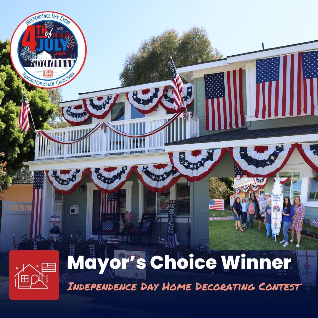 Independence Day Event, Huntington Beach. 4th of July Home Decorating ...
