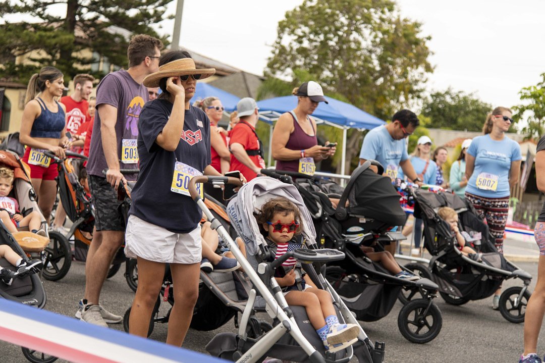 Independence Day Event, Huntington Beach. 4th of July Surf City Run