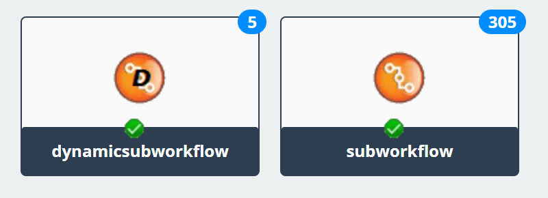 Types of sub-workflows