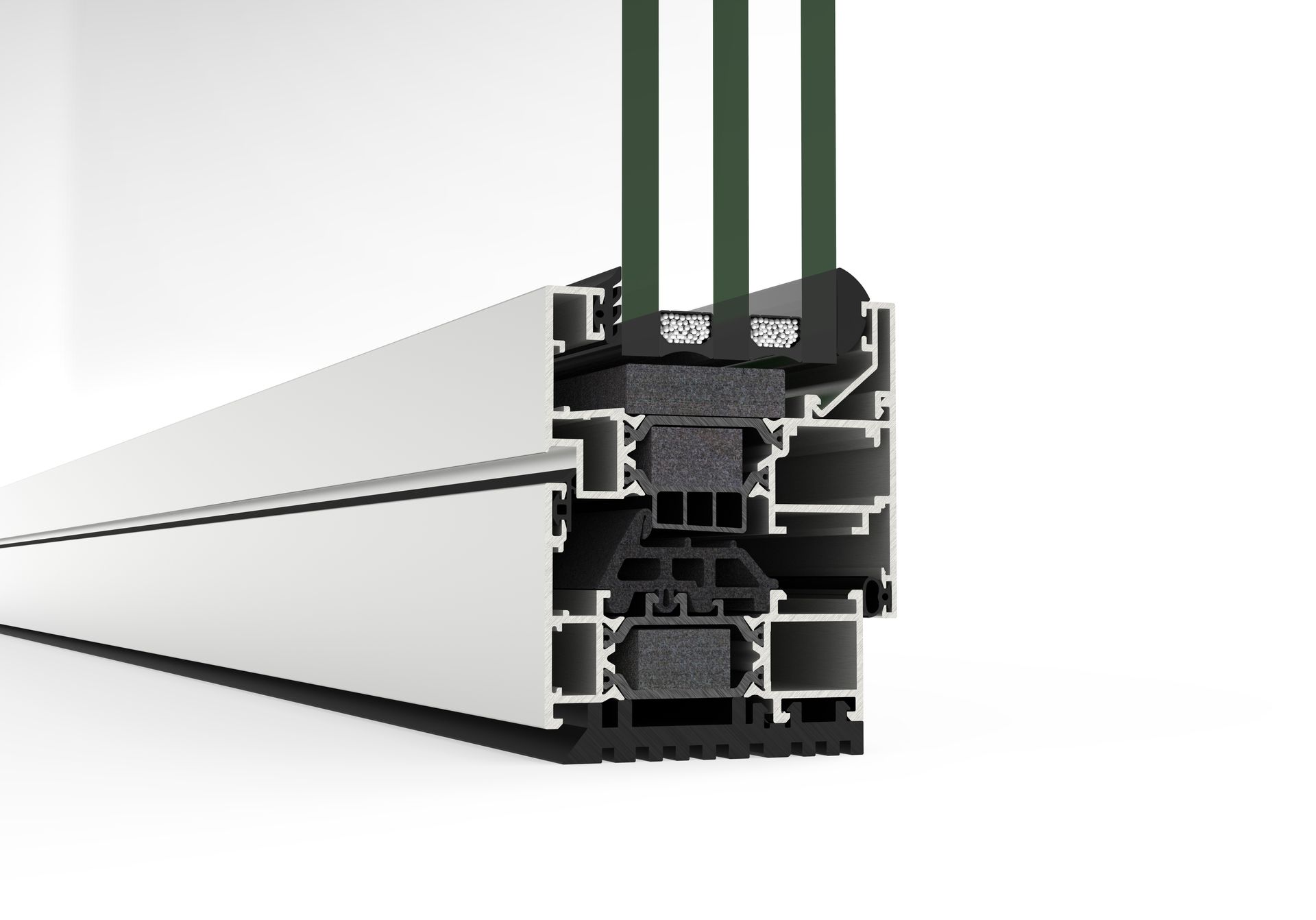 Aluminium Windows Cortizo Cor 70 Industrial, Dubai