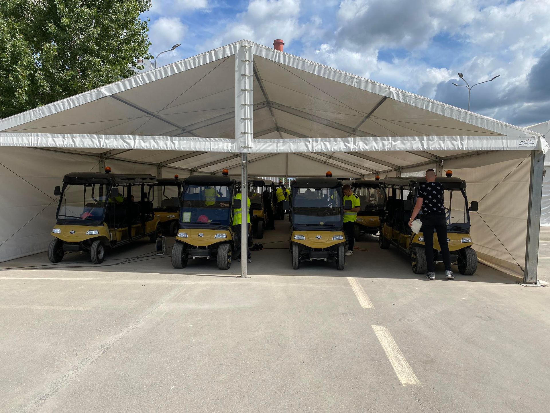 Golf carts during events - case study