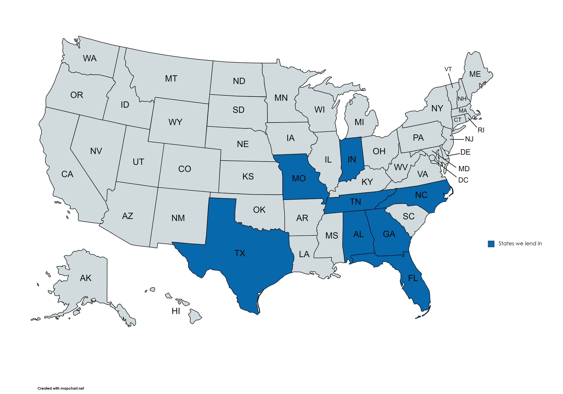 Real Estate Lending Area | Atlanta, GA | Metro Funding USA