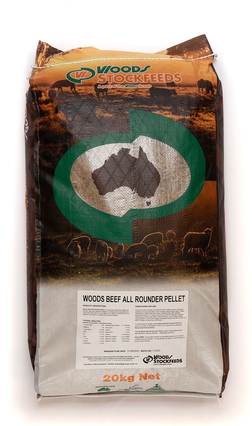 Woods Stockfeeds - Beef All Rounder Pellet