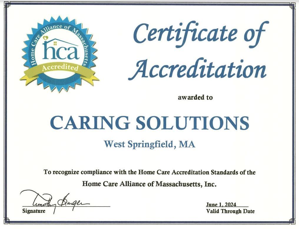 Yearly Accreditation :Home Care Alliance