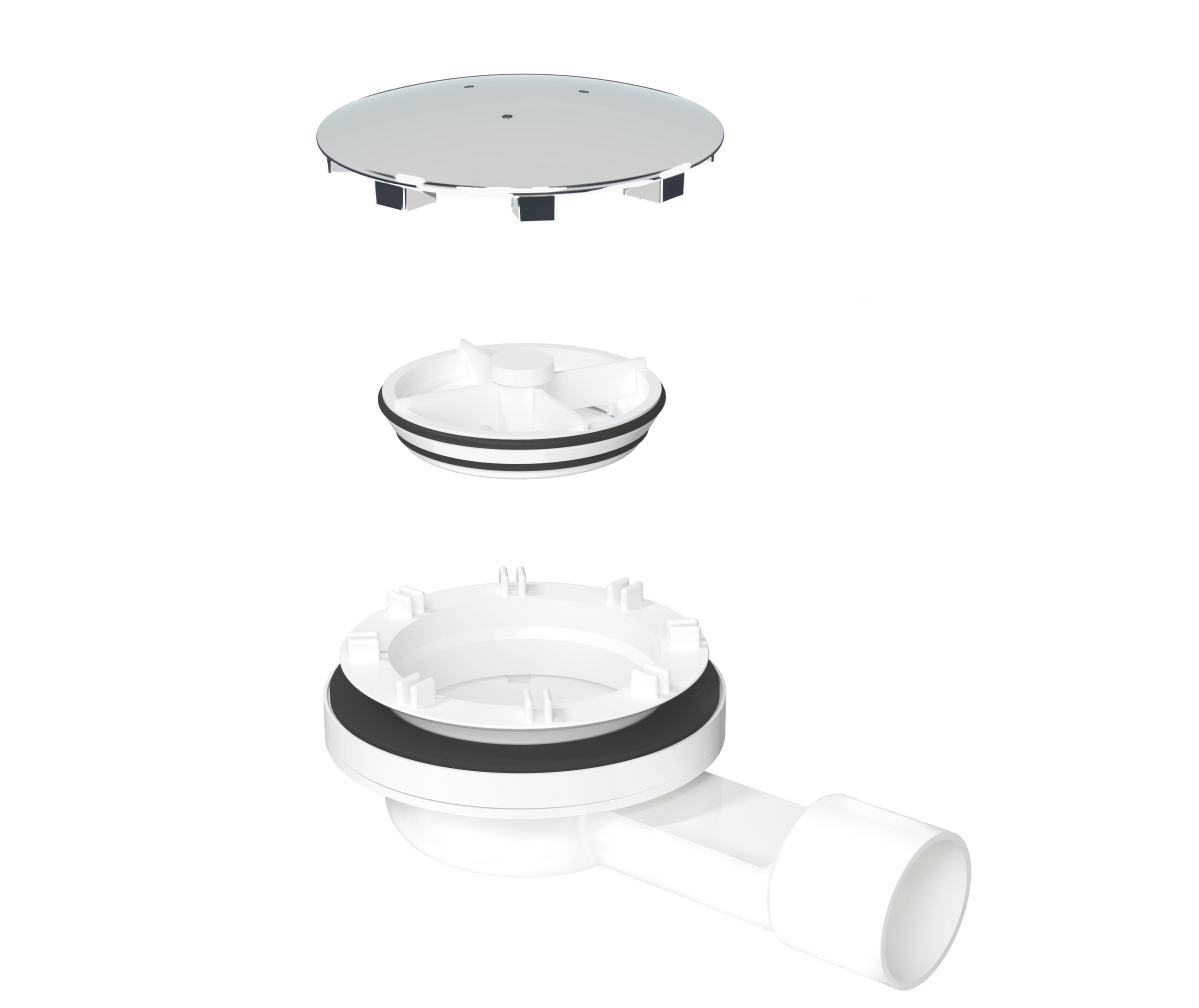 CCL Shower Trays with the innovative Lo-Seal Trap