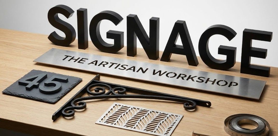 Custom Metal Signage Nottingham | CNC Cut Business Signs