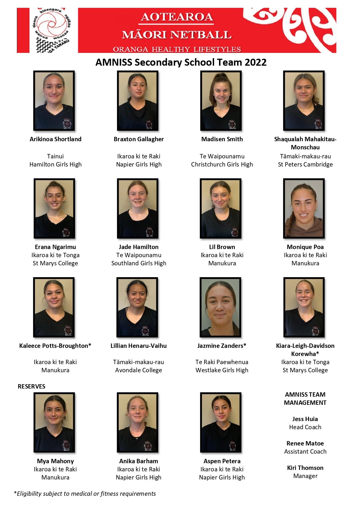 Aotearoa Māori Netball Announcement