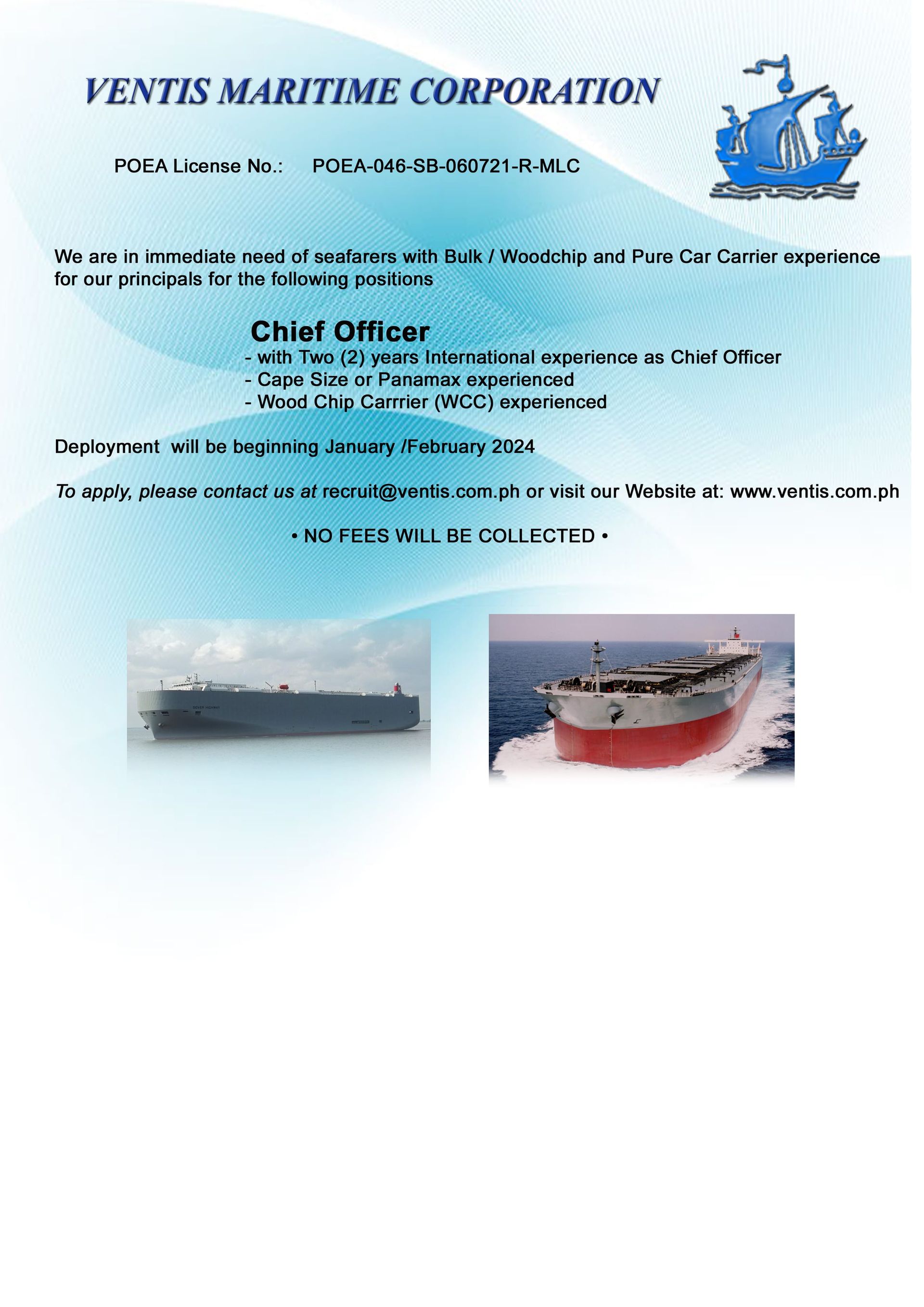 Urgent Sea-based Job Openings