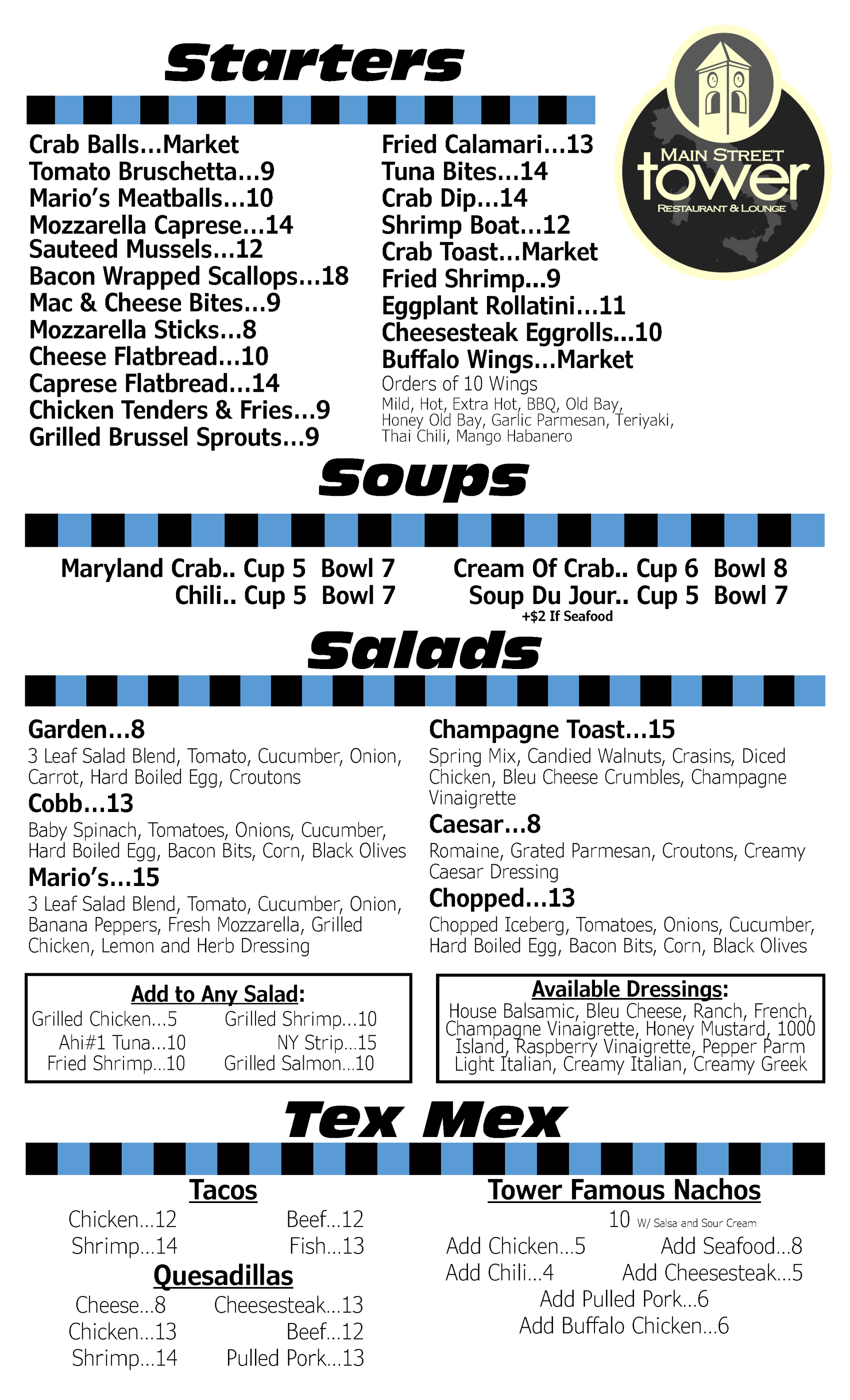 Restaurant | Bel Air, MD | Main Street Tower