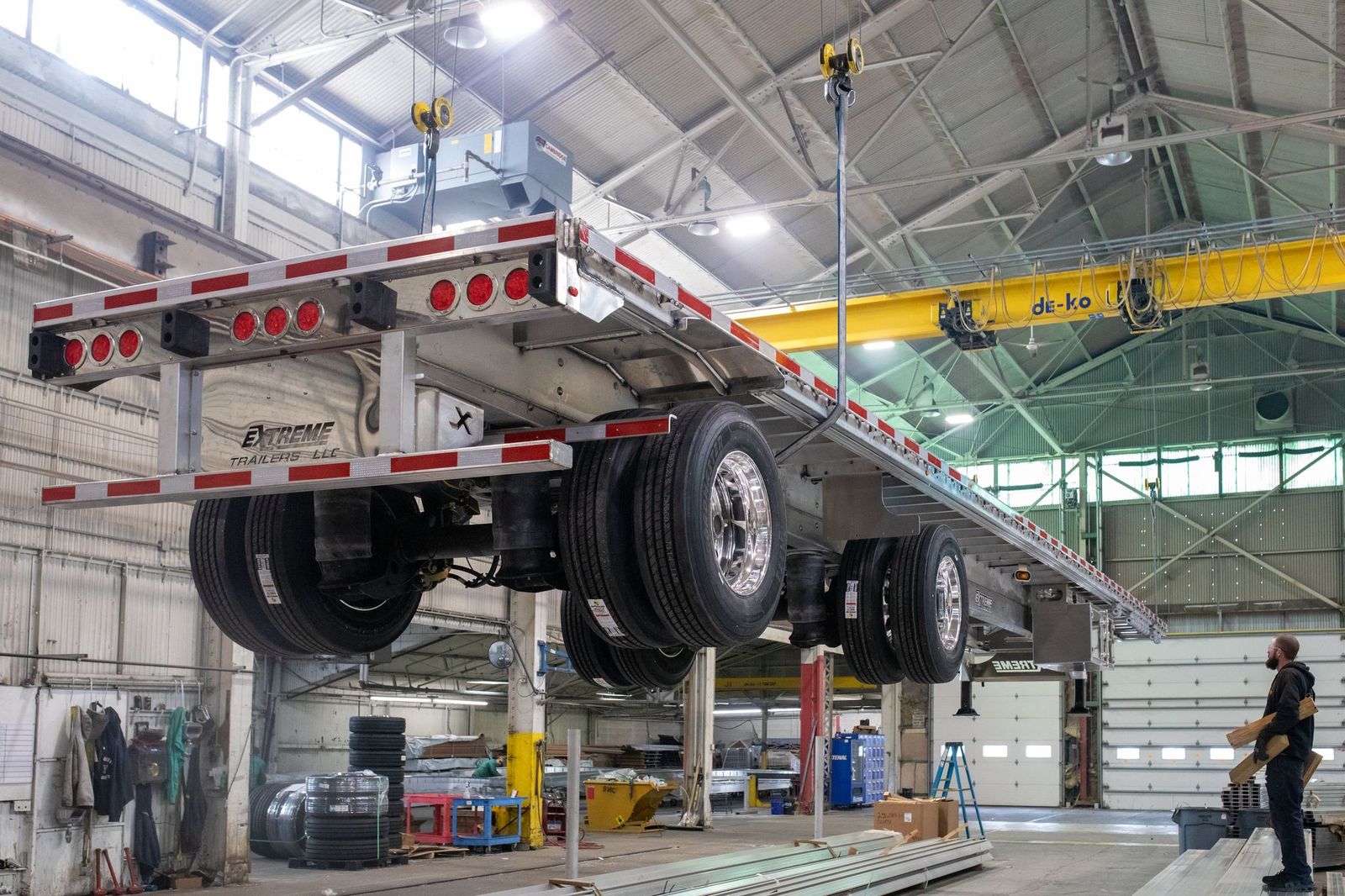 Photo Gallery | Extreme Trailers | Dunnage rack | Trailer tool box