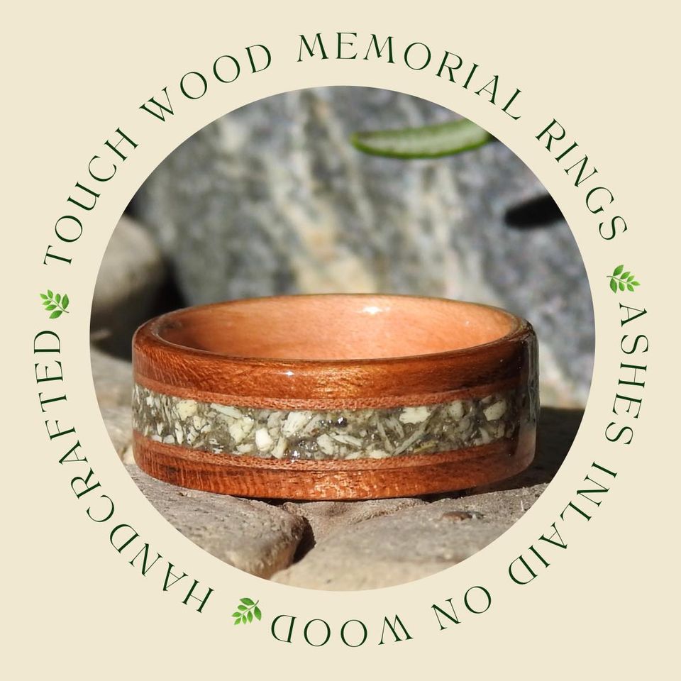 Cremation Jewelry - Canada - Touch Wood Memorial Rings