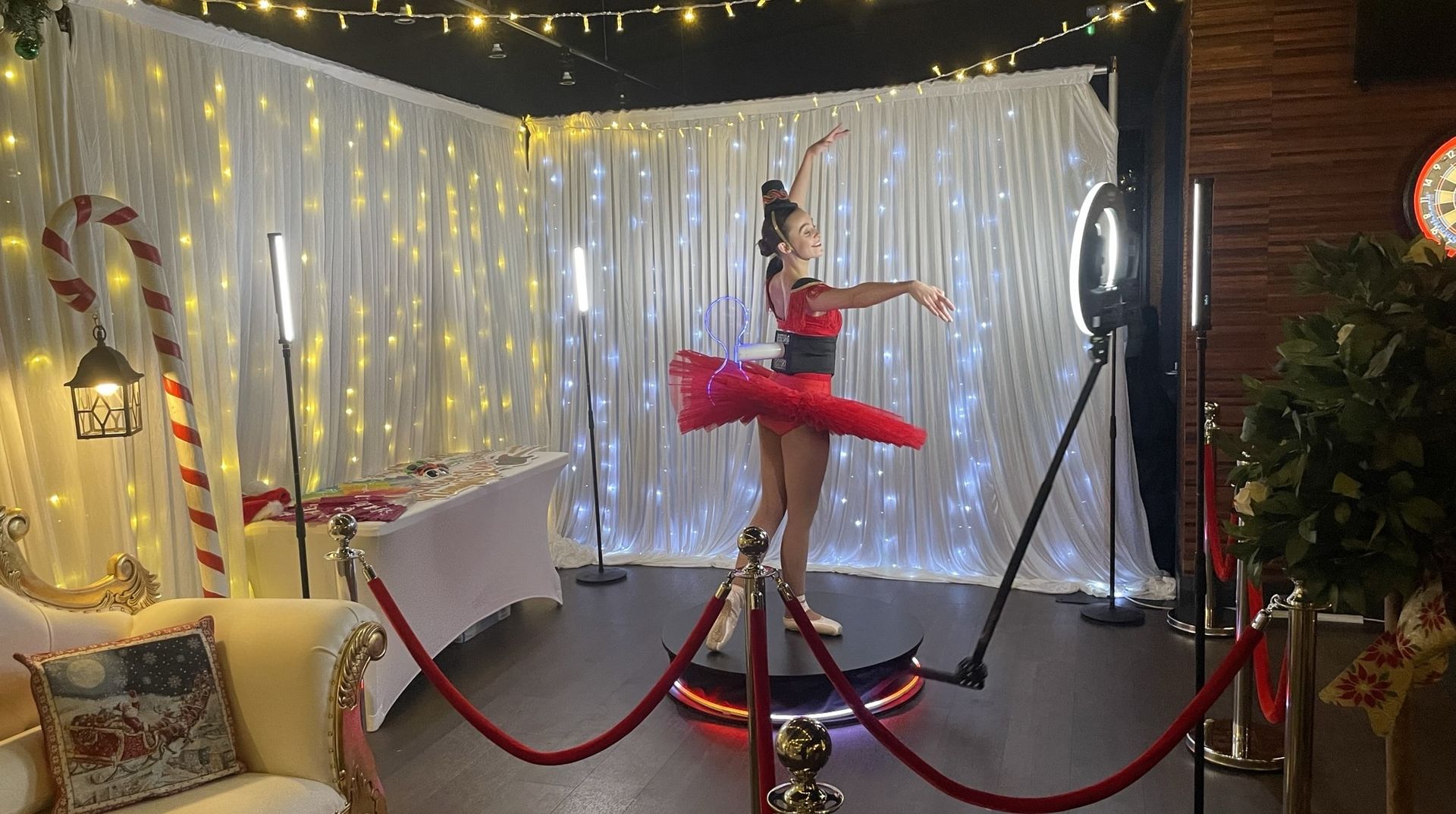 Christmas 360 Photo Booth - Party Delights Photo Booth