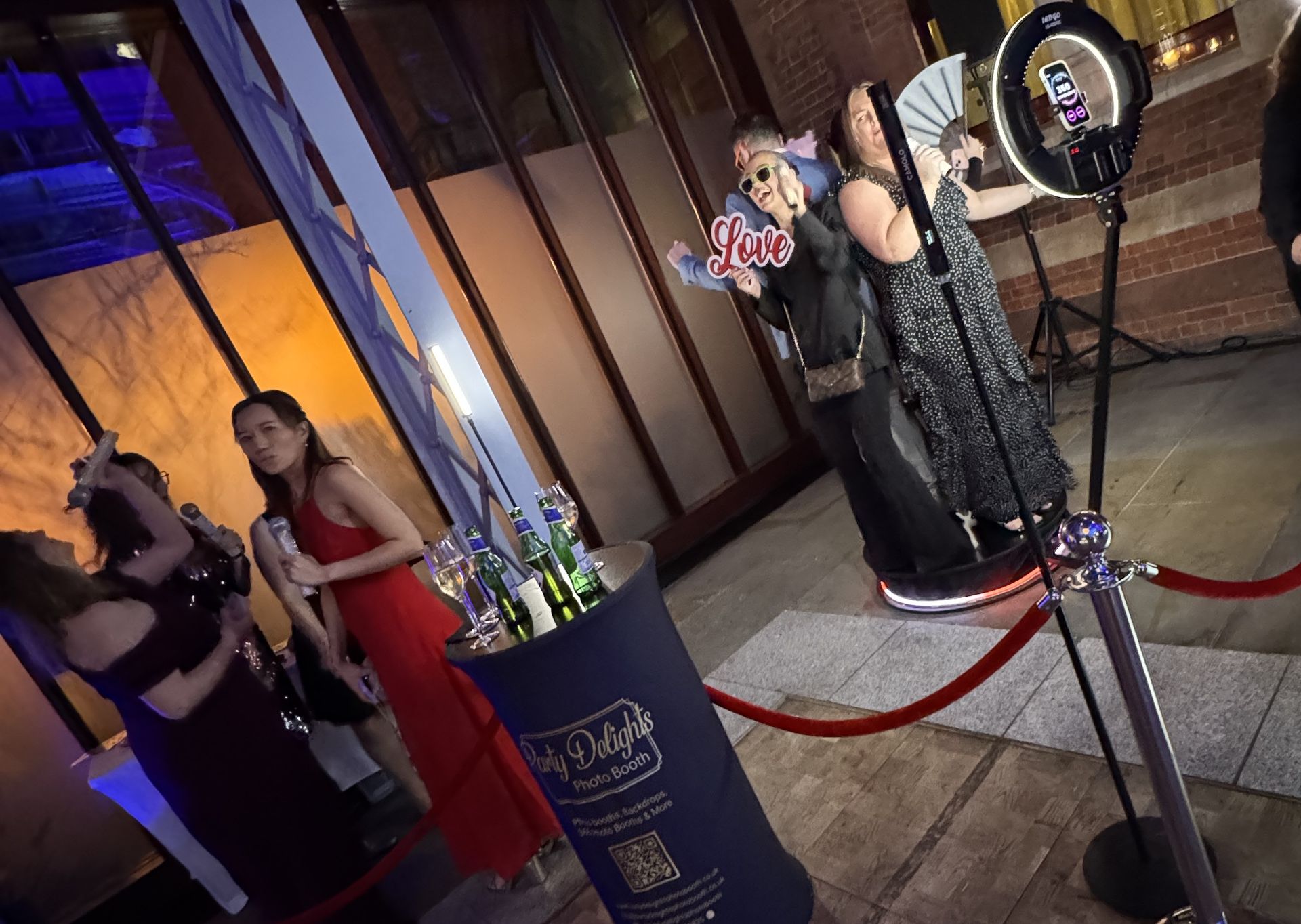 St. Pancras Renaissance Hotel in London Photo Booth 360 Party