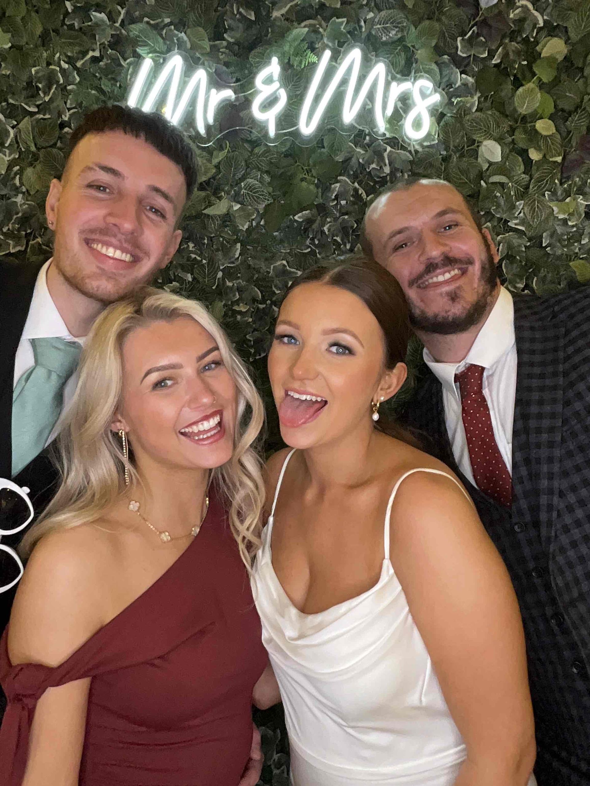 Joseph and Simone's Wedding Photo Booth Post Barn