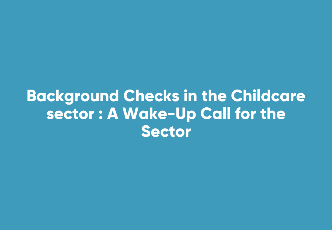 childcare background screening