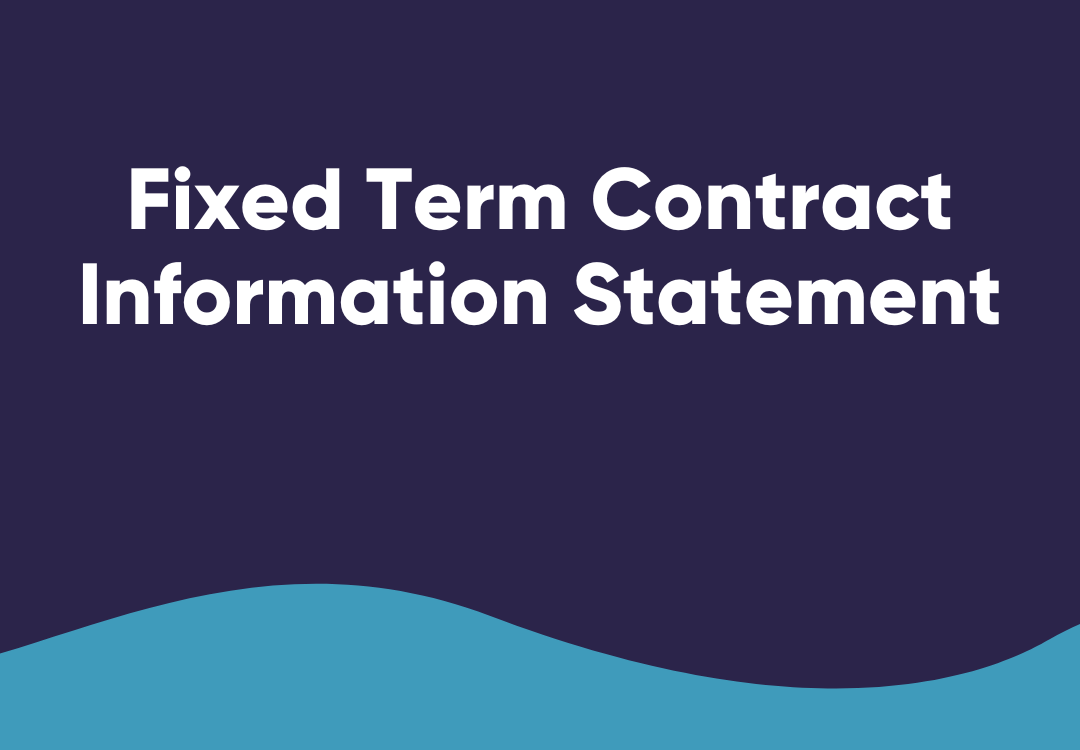 Fixed Term Contract Information Statement | WorkPro