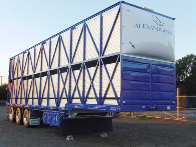 Alexander Downs - Duncan 2 Deck Cattle B Trailer - Duncan Stock Crates