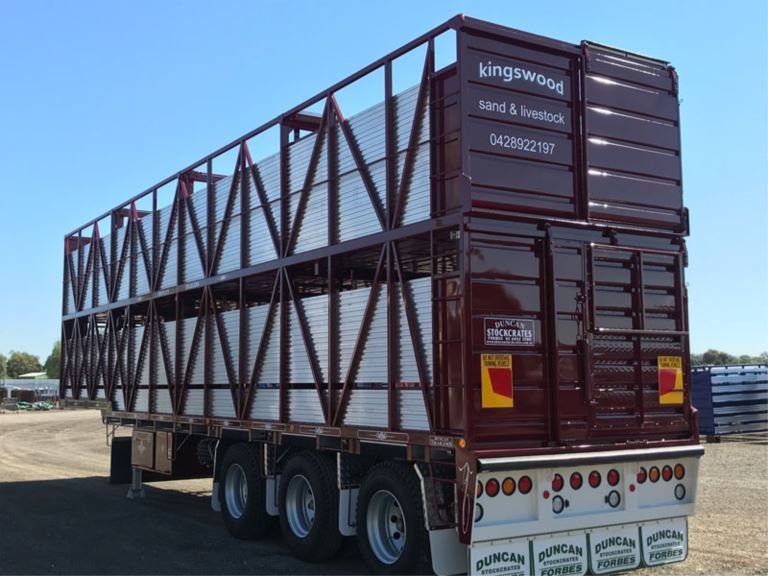 Kingswood Sand & Livestock - Duncan 2 Deck Cattle B Trailer - Duncan ...