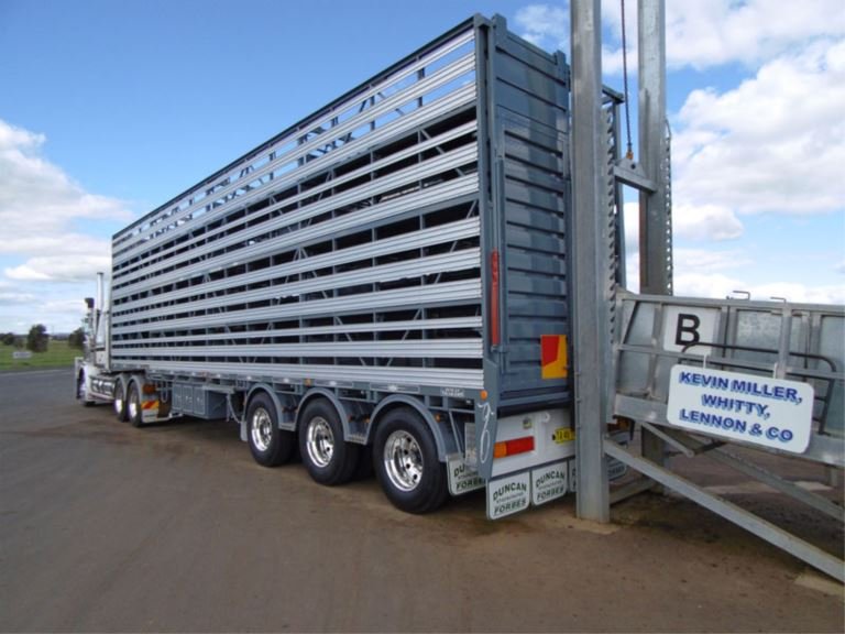 Robilliard Ag - Duncan 45ft 2x1 Semi Trailer - Duncan Stock Crates