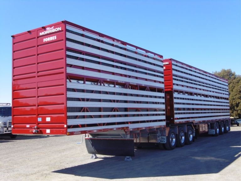 Neil Morrison Livestock Transport - Duncan 4x2 B Double - Duncan Stock ...