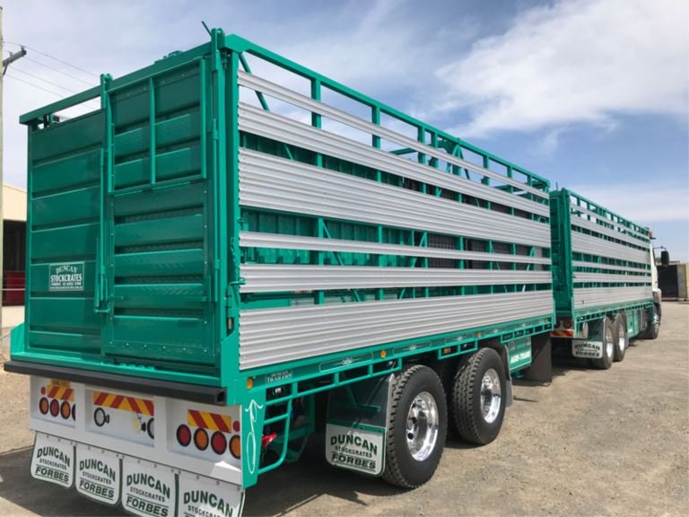 Agri Trans - Duncan Body, Pig Trailer & 2x1 Stockcrates - Duncan Stock ...