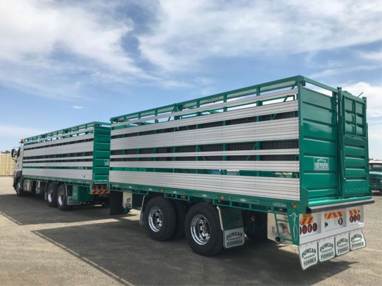 Agri Trans - Duncan Body, Pig Trailer & 2x1 Stockcrates - Duncan Stock ...