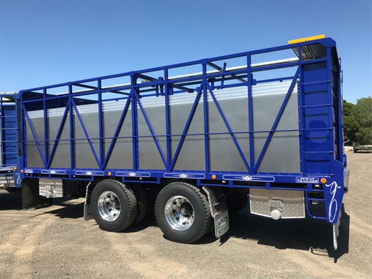Brian Jefferis - Duncan Single Deck Cattle Pig Trailer - Duncan Stock ...