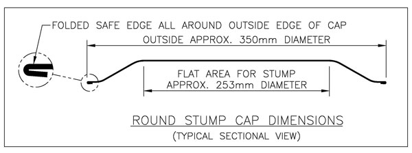 Stump/Ant Caps | Morrow Gunn Engineering - Australian-Made