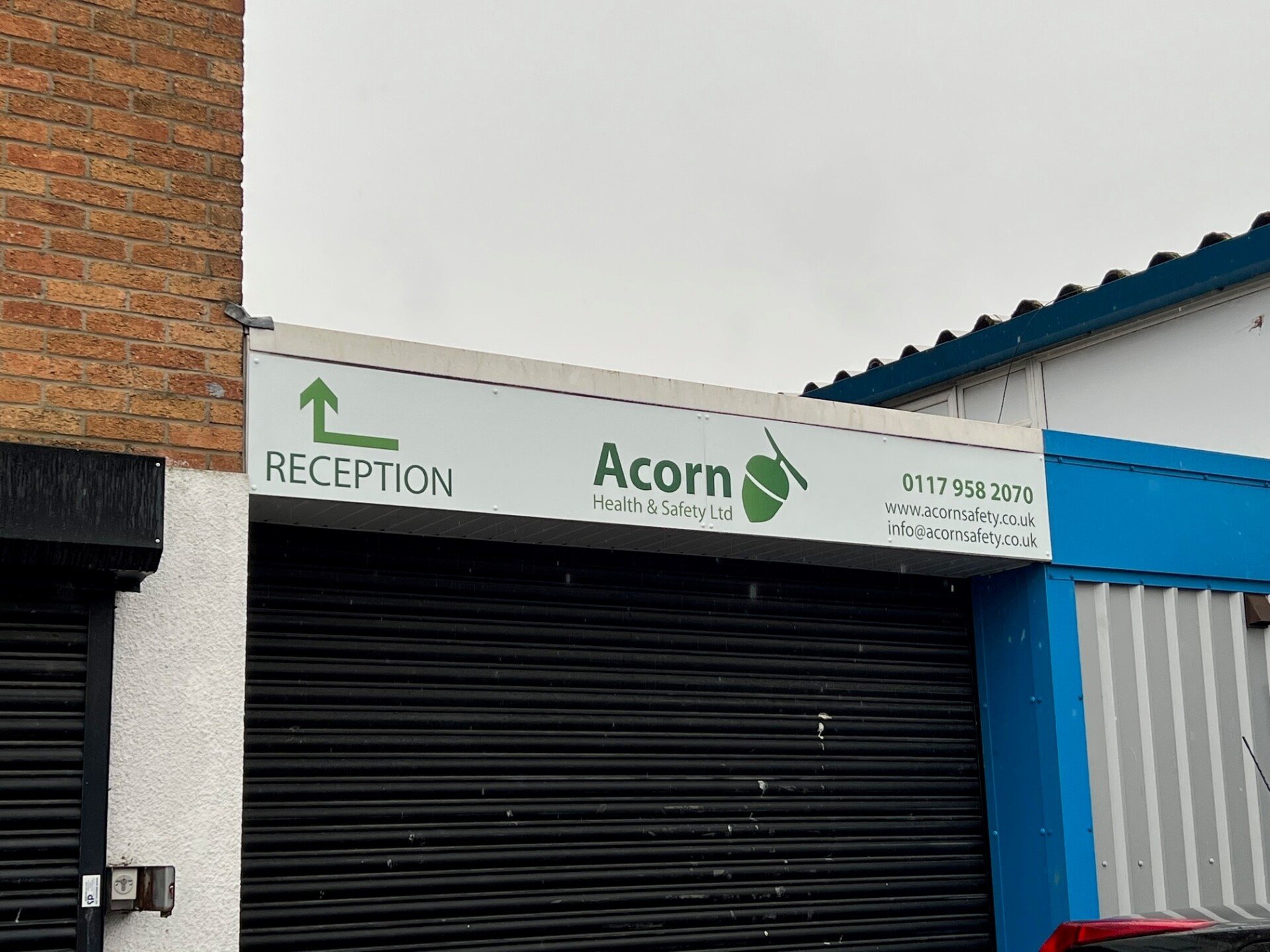 Acorn Health & Safety - Exterior Signage and Door Signs in Bristol