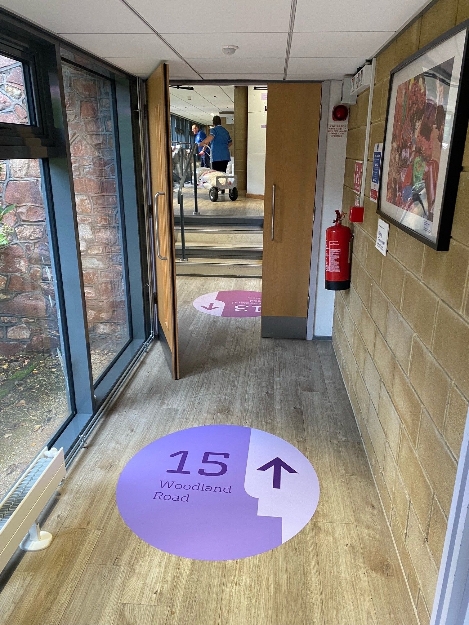 Bristol University - Replacement Floor Graphics in Bristol
