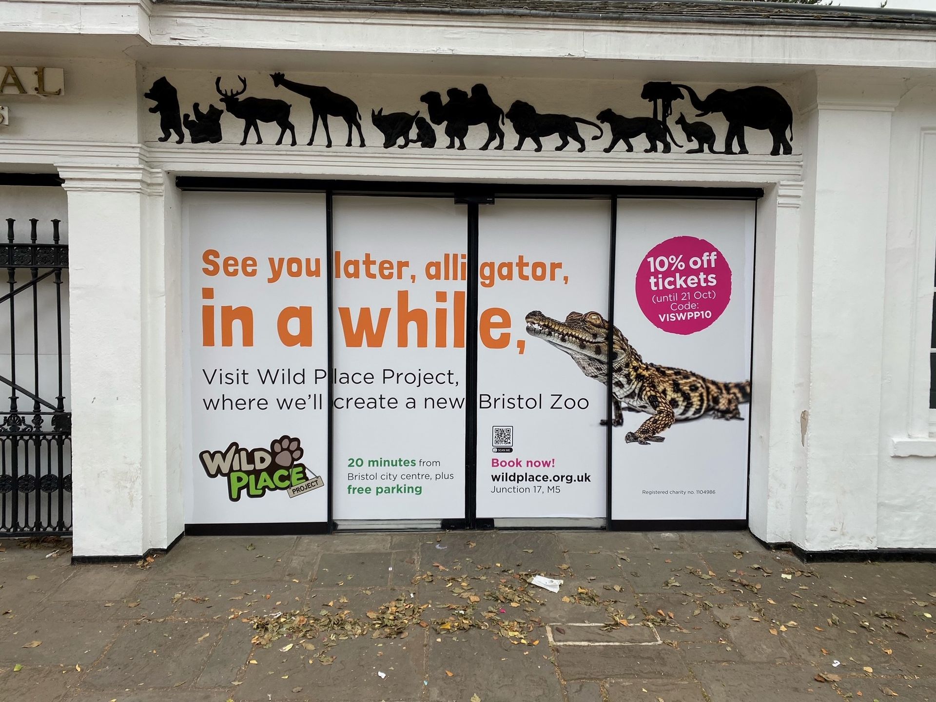 Bristol Zoo Closure - External Branding Signage in Bristol Zoo