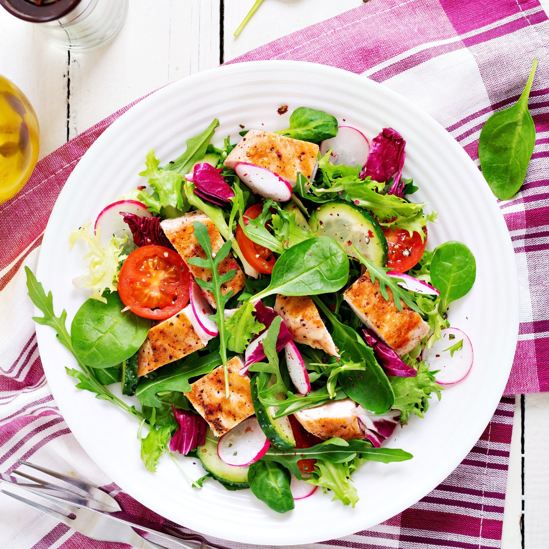 Anca's Healthy & Vibrant Rainbow Chicken Salad Recipe