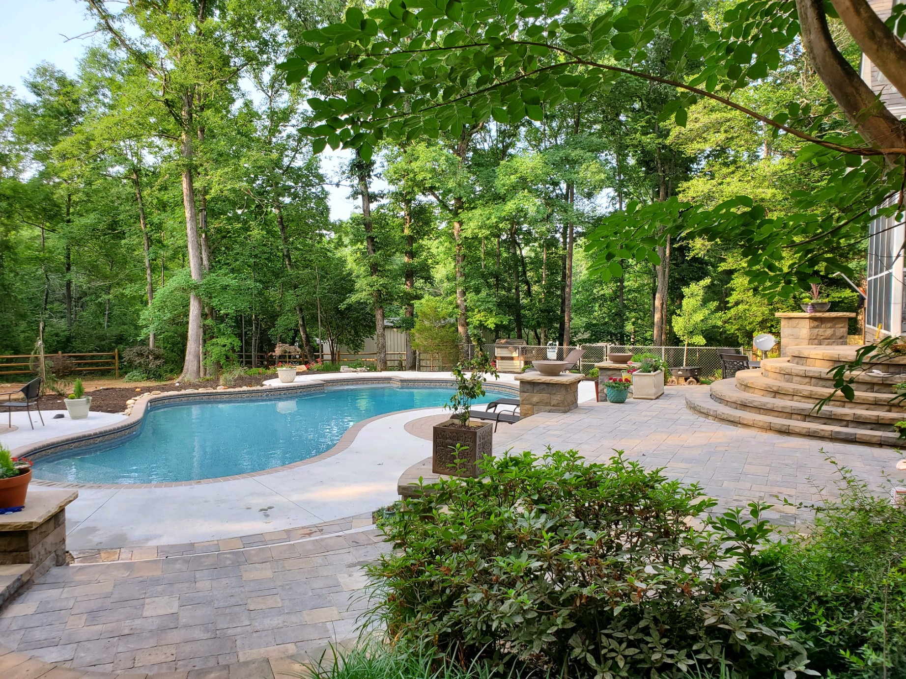Custom Pool Gallery | Aqua Blue Pools in Greenville