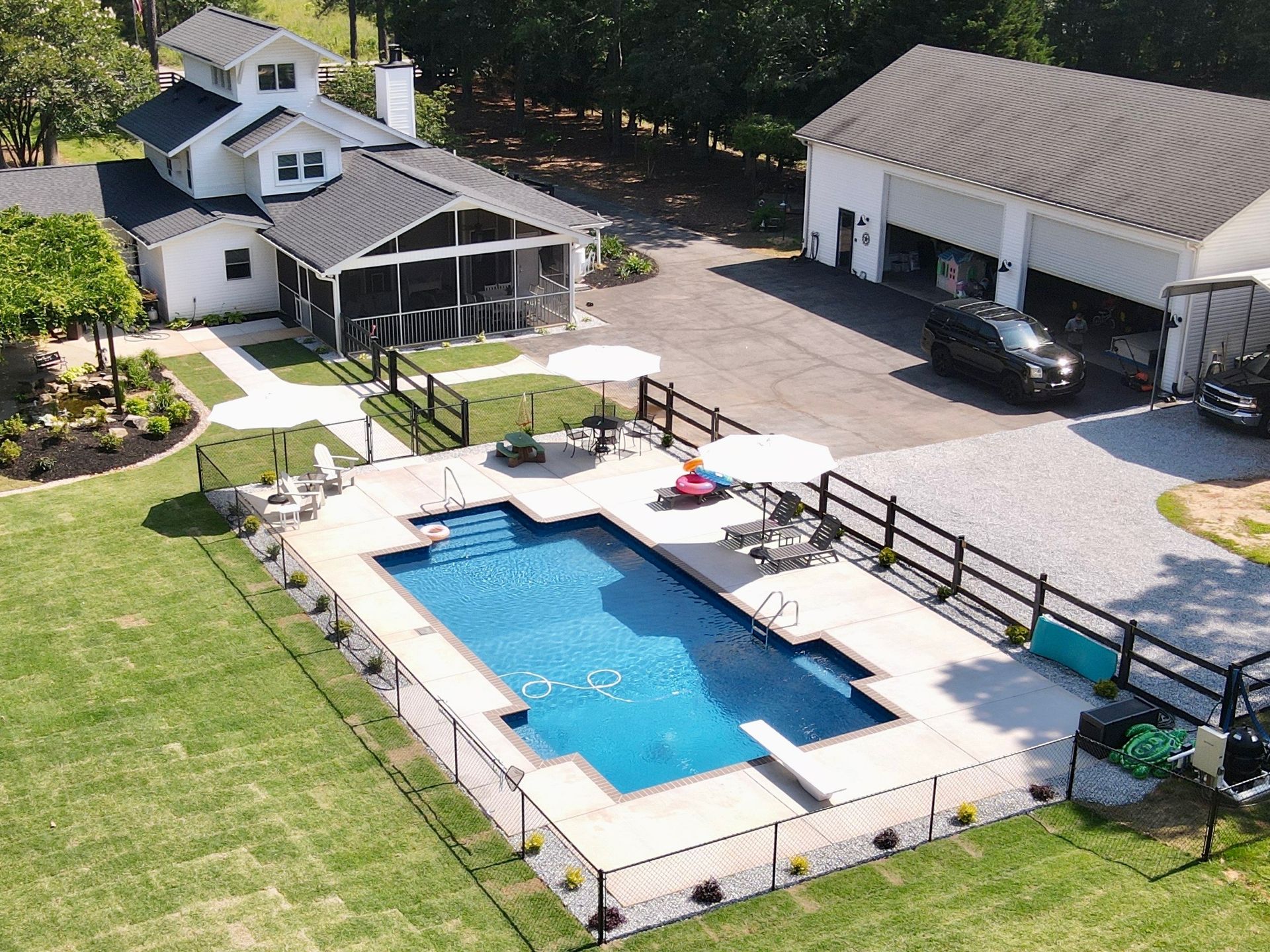 Custom Pool Gallery | Aqua Blue Pools in Greenville