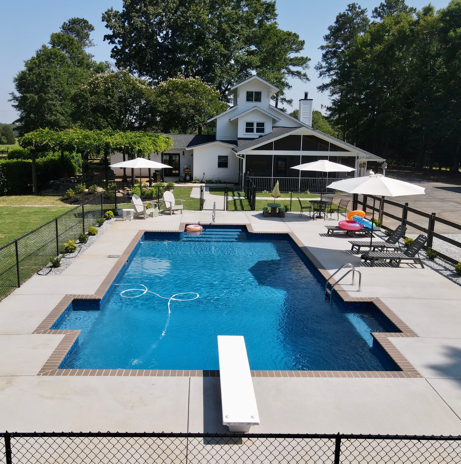 Custom Pool Gallery | Aqua Blue Pools in Greenville