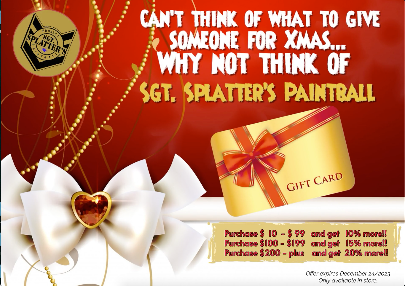 Sgt. Splatter's Project Paintball | Largest Indoor Paintball Toronto