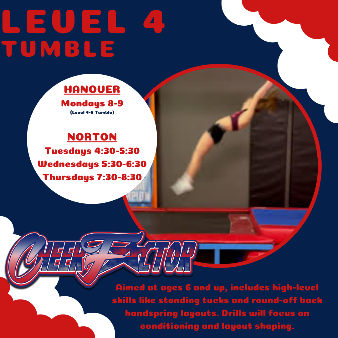 Tumbling and Stunt Classes