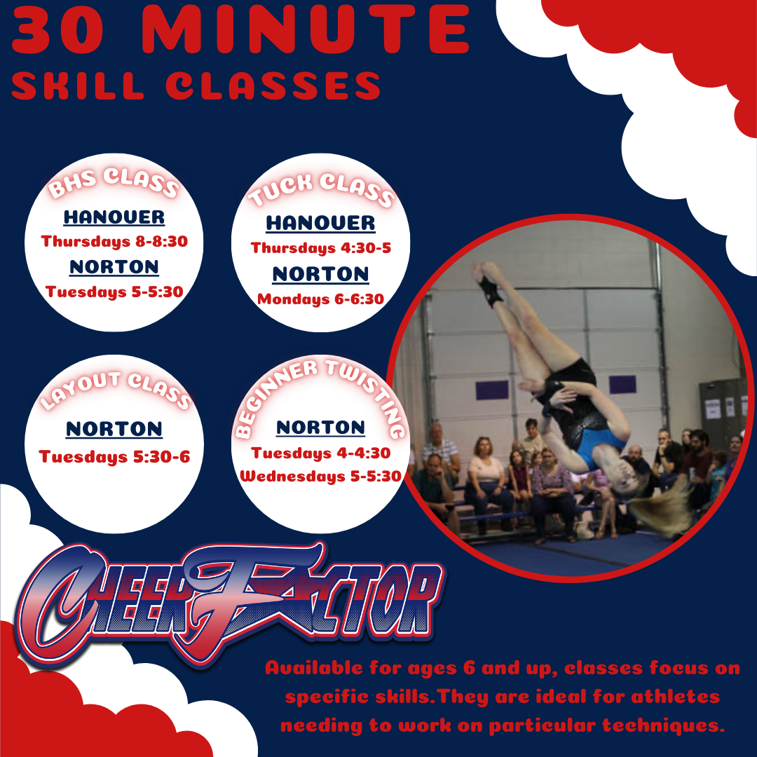 Tumbling and Stunt Classes