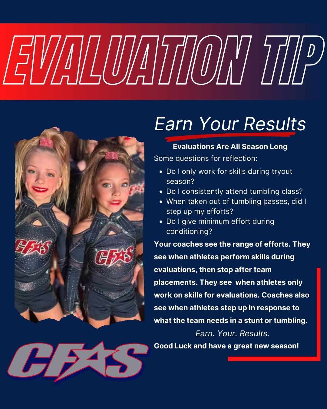 SEASON 20 EVALUATIONS