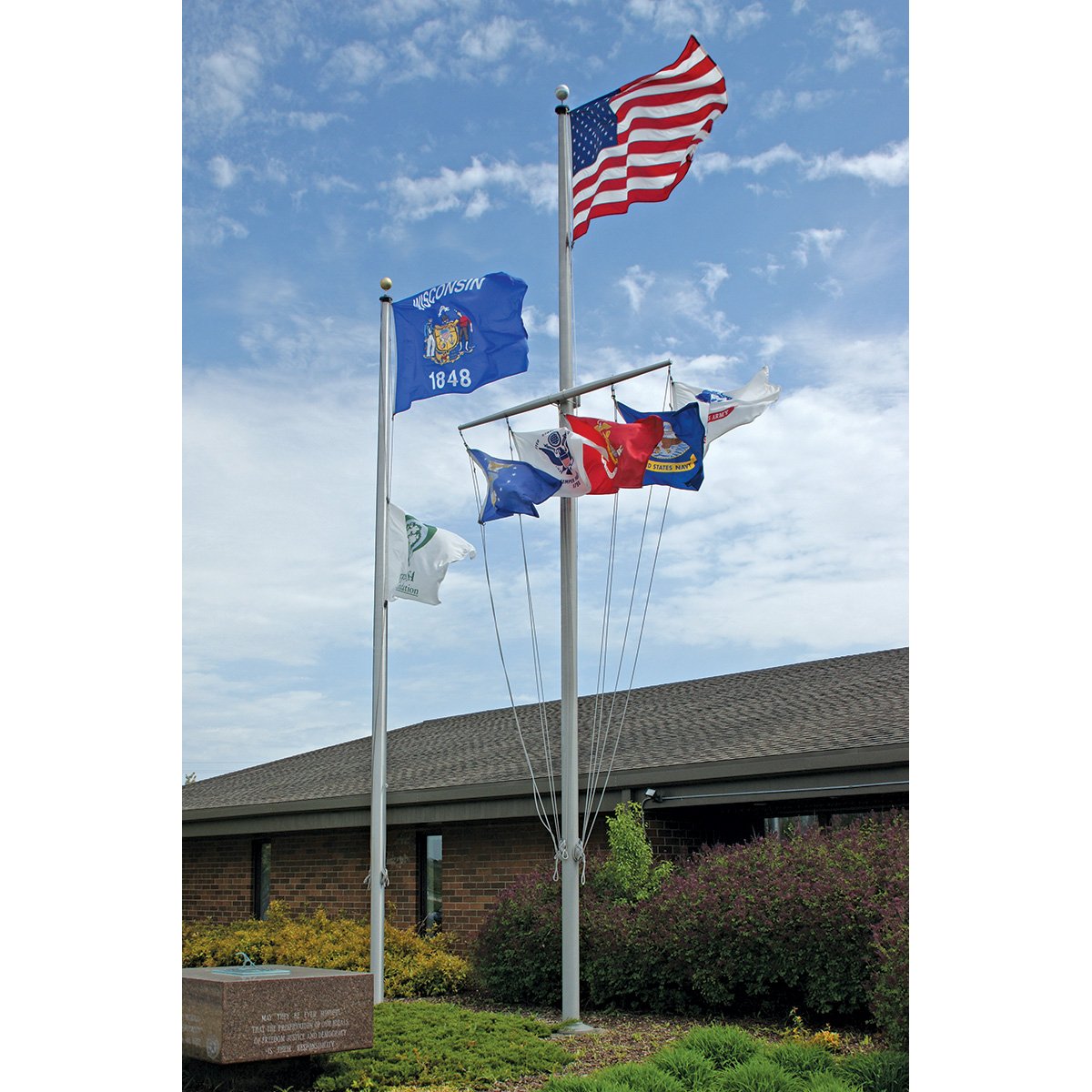 US-Made Flagpoles For Sale | Turn-Key Sales & Service